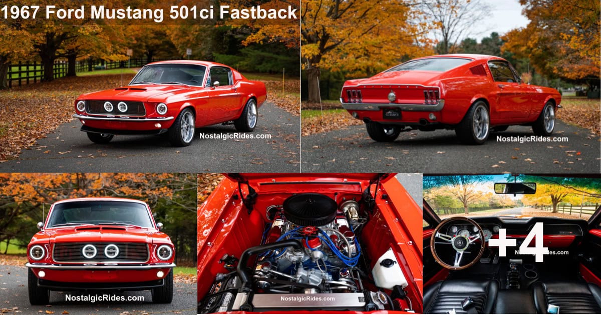 1967 Ford Mustang 501ci Fastback - Nostalgic Rides