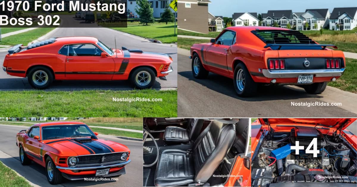 1970 Ford Mustang Boss 302 4 Speed: Classic Muscle Car - Nostalgic Rides