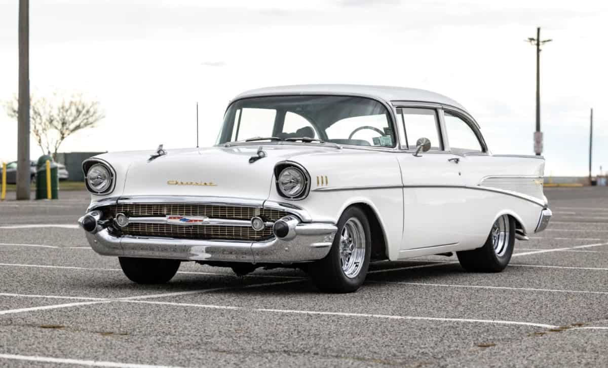 1957 Chevrolet 210 Hot Rod in White - Nostalgic Rides