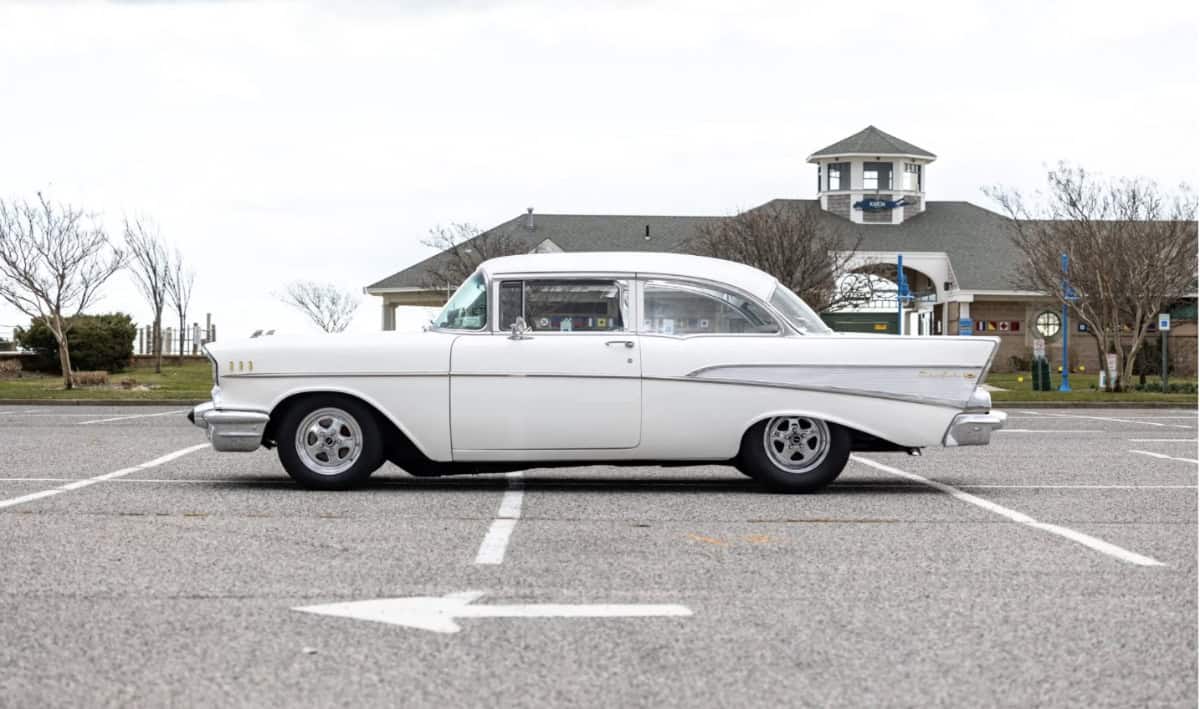 1957 Chevrolet 210 Hot Rod in White - Nostalgic Rides