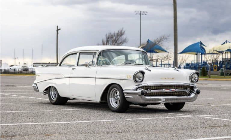 1957 Chevrolet 210 Hot Rod in White - Nostalgic Rides