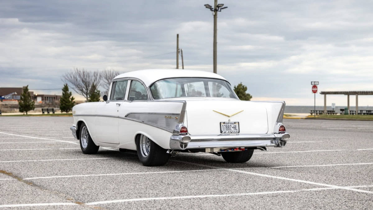 1957 Chevrolet 210 Hot Rod in White - Nostalgic Rides